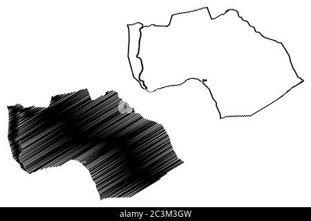 Tongi City (Peoples Republic of Bangladesh, Dhaka Division) map vector ...
