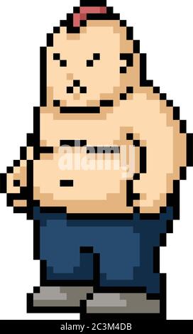 Fat belly vector doodle icon isolated on white, hand drawn sketchy ...