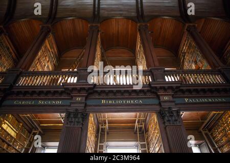 Dublin, Ireland - June 24, 2019: The Long Room interior Of The Old ...