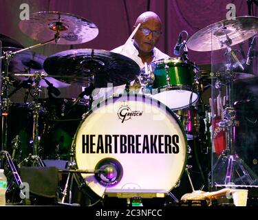 Drummer Steve Ferrone performs with rocker Tom Petty and the rest of ...