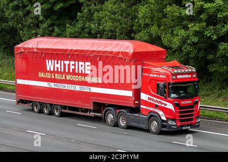Whitfire Baled Bulk Woodshavings; Haulage delivery trucks, lorry ...