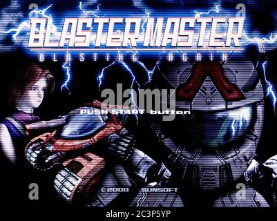 Blaster Master Blasting Again - Sony Playstation 1 PS1 PSX - Editorial ...