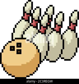 vector pixel art ball game isolated Stock Vector Image & Art - Alamy