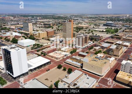 Above downtown Lubbock, Texas Stock Photo - Alamy