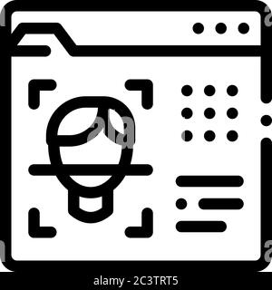 human photo crossed out sign doodle icon hand drawn illustration Stock ...