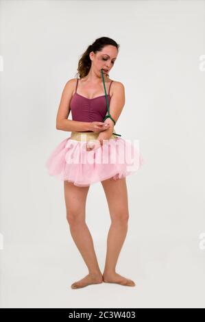 Young female drug addicted social problems sitting at table sniffing ...