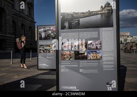 Niederkirchnerstrasse, formerly Prinz-Albrecht-Strasse, the site of ...