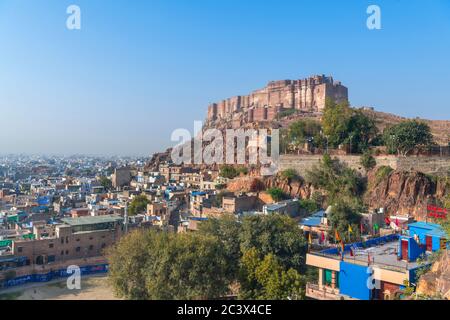 Mehrangarh fort in Jodhpur, Rajasthan Stock Photo - Alamy