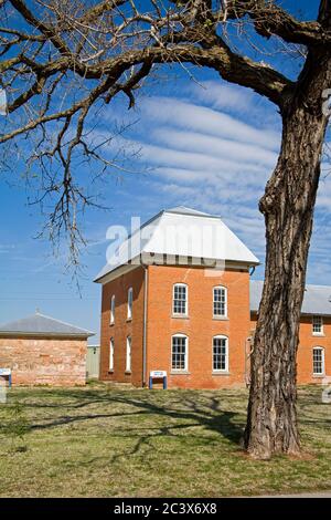 USA, Oklahoma, El Reno, Fort Reno, former Indian Wars military outpost ...