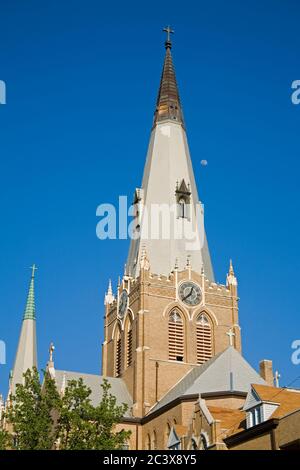 Holy Family Cathedral, Downtown Tulsa, Oklahoma, USA Stock Photo - Alamy