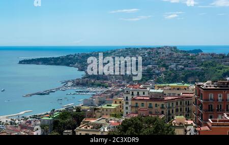Panoramic view of Naples from the Vomero district Stock Photo - Alamy