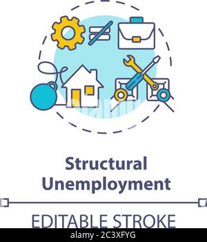 Underemployment concept icon Stock Vector Image & Art - Alamy