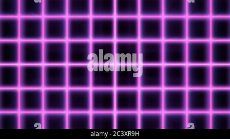 Animation of slow moving neon lines in pattern. Motion. Colorful neon lines slowly draw oval ...
