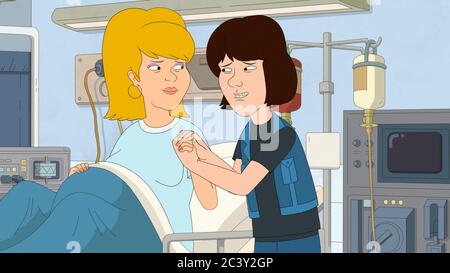 F IS FOR FAMILY, from left: Sue Murphy (voice: Laura Dern), Megan ...