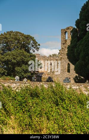 Church and cemetery at Dowth Ireland Stock Photo - Alamy