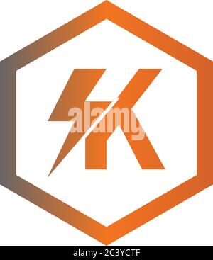 Lightning Letter U logotype gradient color design concept illustration ...