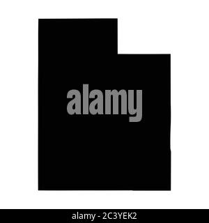 Utah map outline vector illustration Stock Vector Image & Art - Alamy