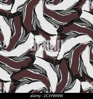 african based twirl flower type seamless pattern Stock Photo - Alamy