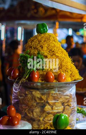 Indian food , Papri chaat Stock Photo - Alamy
