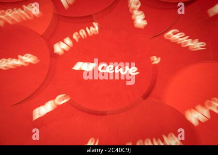 Oldenburg, Germany. 20th May, 2020. An employee of the photo service ...