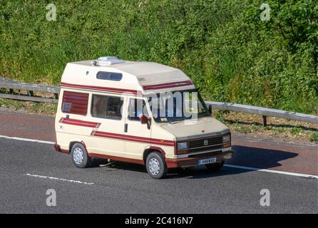 1990 90s white Volkswagen Transporter Diesel; UK Vehicular traffic ...
