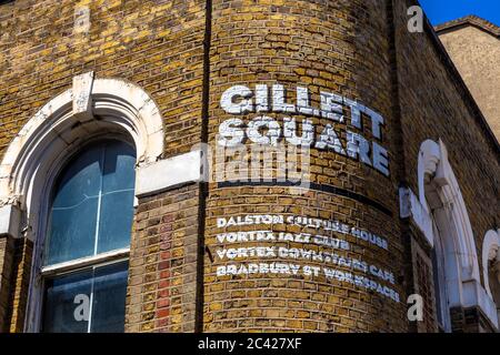 Gillett Square, Dalston Stock Photo - Alamy