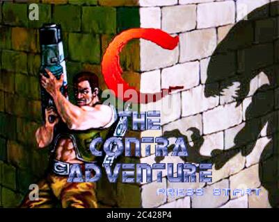 The Contra Adventure - Sony Playstation 1 PS1 PSX - Editorial use only ...