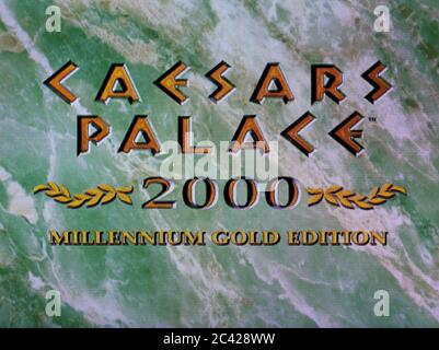 Caesars Palace 2000 - Sony Playstation 1 PS1 PSX - Editorial use only ...