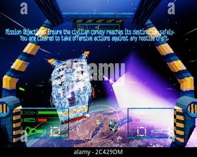 Colony Wars Vengeance - Sony Playstation 1 PS1 PSX - Editorial use only ...