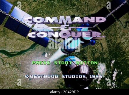Command & Conquer - Sony Playstation 1 PS1 PSX - Editorial use only ...