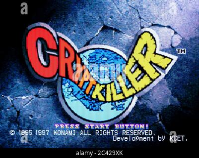 Crypt Killer - Sony Playstation 1 PS1 PSX - Editorial use only Stock ...
