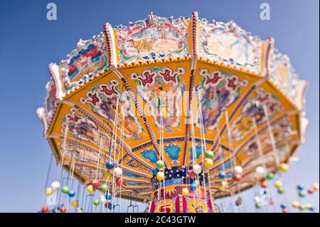 Chain carousel, Munich, Bavaria, Germany Stock Photo - Alamy