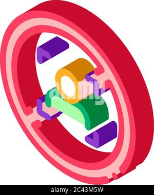 human photo crossed out sign icon vector outline illustration Stock ...