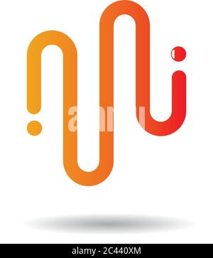 Sound wave illustration symbol Stock Vector Image & Art - Alamy