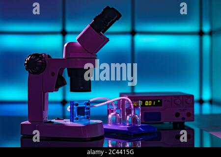 Hydrogen fuel cell in a research laboratory Stock Photo - Alamy