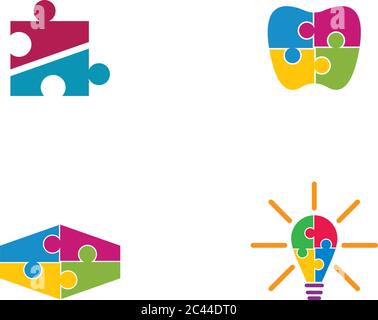 Puzzle icon digital blue Stock Vector Image & Art - Alamy