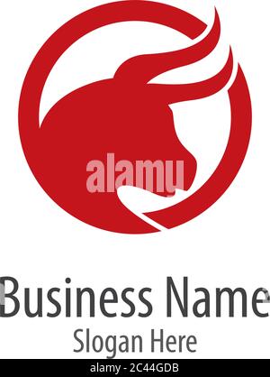 Taurus Logo Template vector icon illustration design Stock Vector Image ...