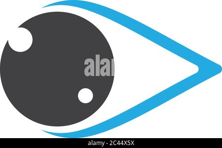 Branding Identity Corporate Eye Care vector logo design Stock Vector ...