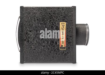Vintage Magic Lantern Projector Stock Photo - Alamy