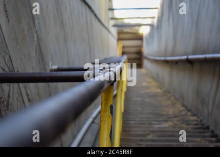 Concrete architecture. Underpass with stairs Stock Photo - Alamy