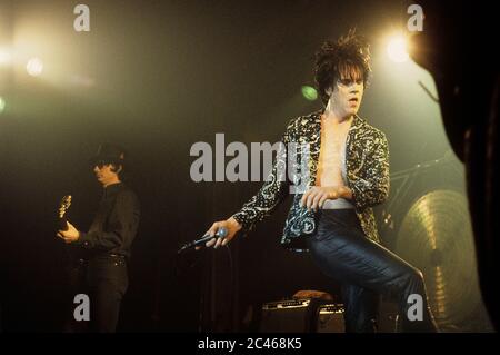 Bryan Gregory and Lux Interior from The Cramps live at the Brixton ...