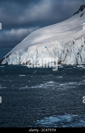 Antarctic scenery in the Lemaire Channel, Graham Land, Antarctic ...
