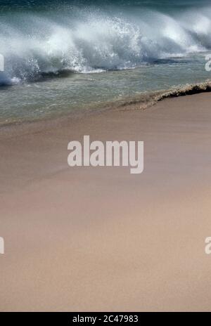 Sandy Beach and Atlantic Ocean on Island of Pabbay in the Outer ...