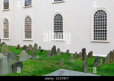 Trinity Church, Queen Ann Square, Newport, Rhode Island, USA Stock ...