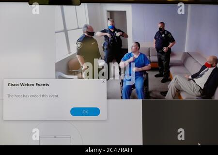 Micah Fletcher, a victim of a stabbing attack on a light rail train ...