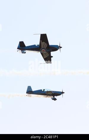 GREAT BRITAIN: Blades Aerobatic Display Team and Union Jack Stock Photo ...