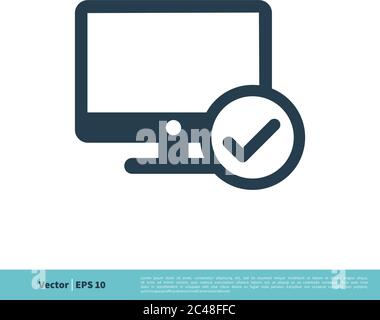 Television check logo vector design template Stock Vector Image & Art ...