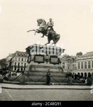 Rouen France Statue Of Napoleon at Place du General-de-Gaulle by ...