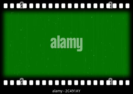 Old film stripes effect - green screen - you can put backgrounds ...