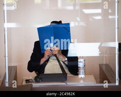 Hamburg, Germany. 25th June, 2020. Anne Meier-Göring, presiding judge ...